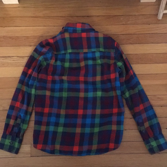 Lands' End | Shirts & Tops | Multi Colored Plaid Flannel | Poshmark
